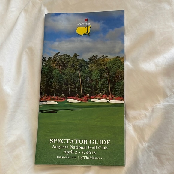 Other | 218 Masters Tournament Augusta National Golf Club Book ...